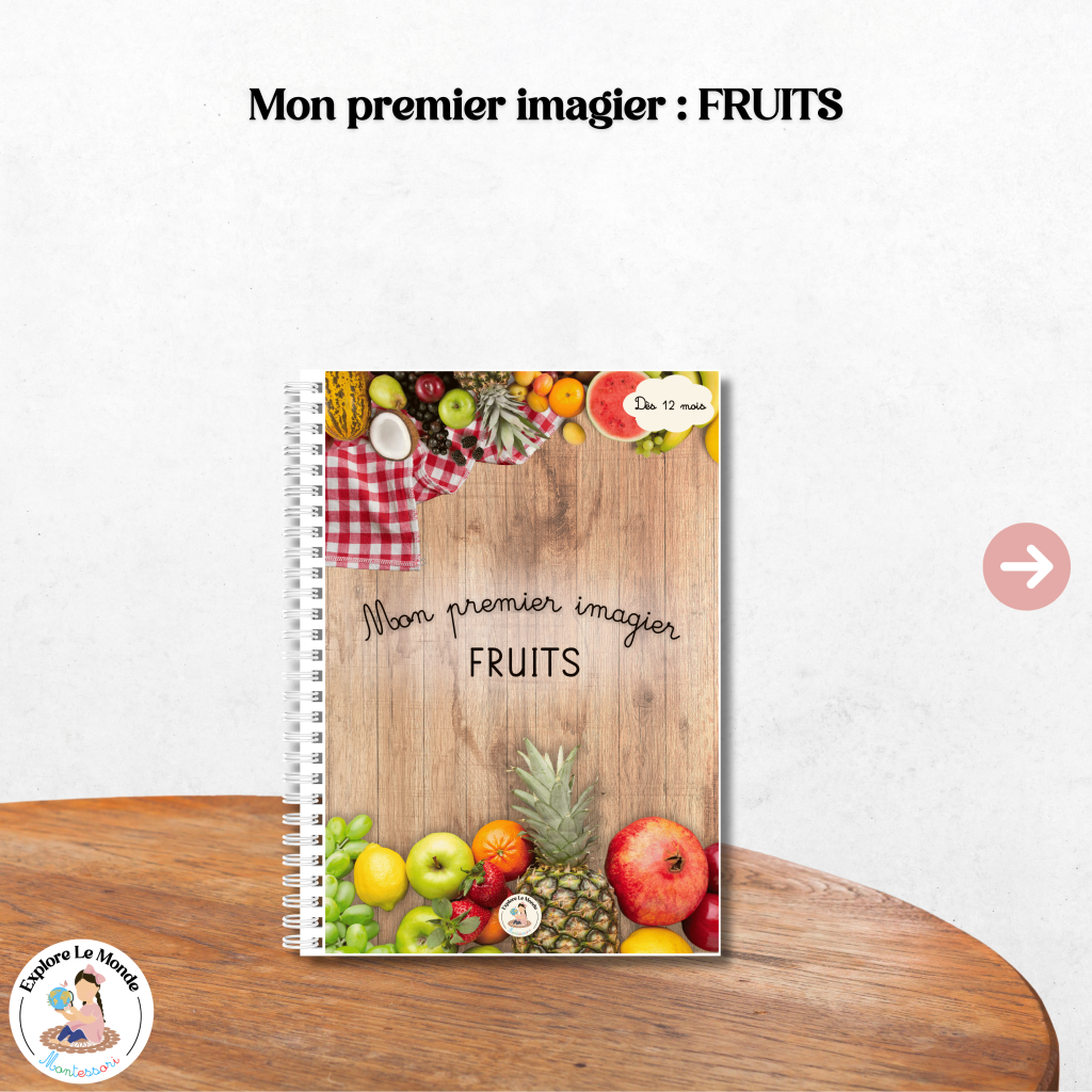 Imagier des fruits - Explore le monde Montessori