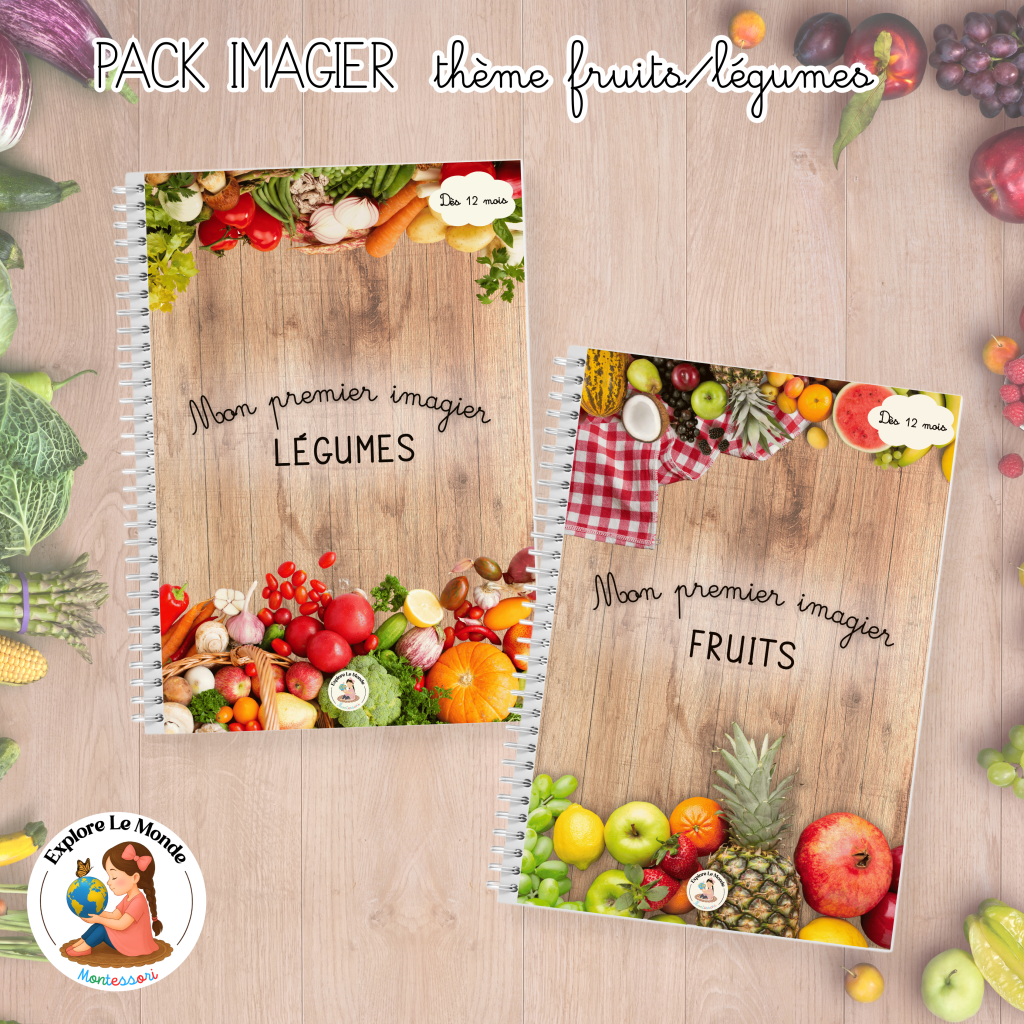 PACK IMAGIER fruits et légumes - Explore le monde Montessori